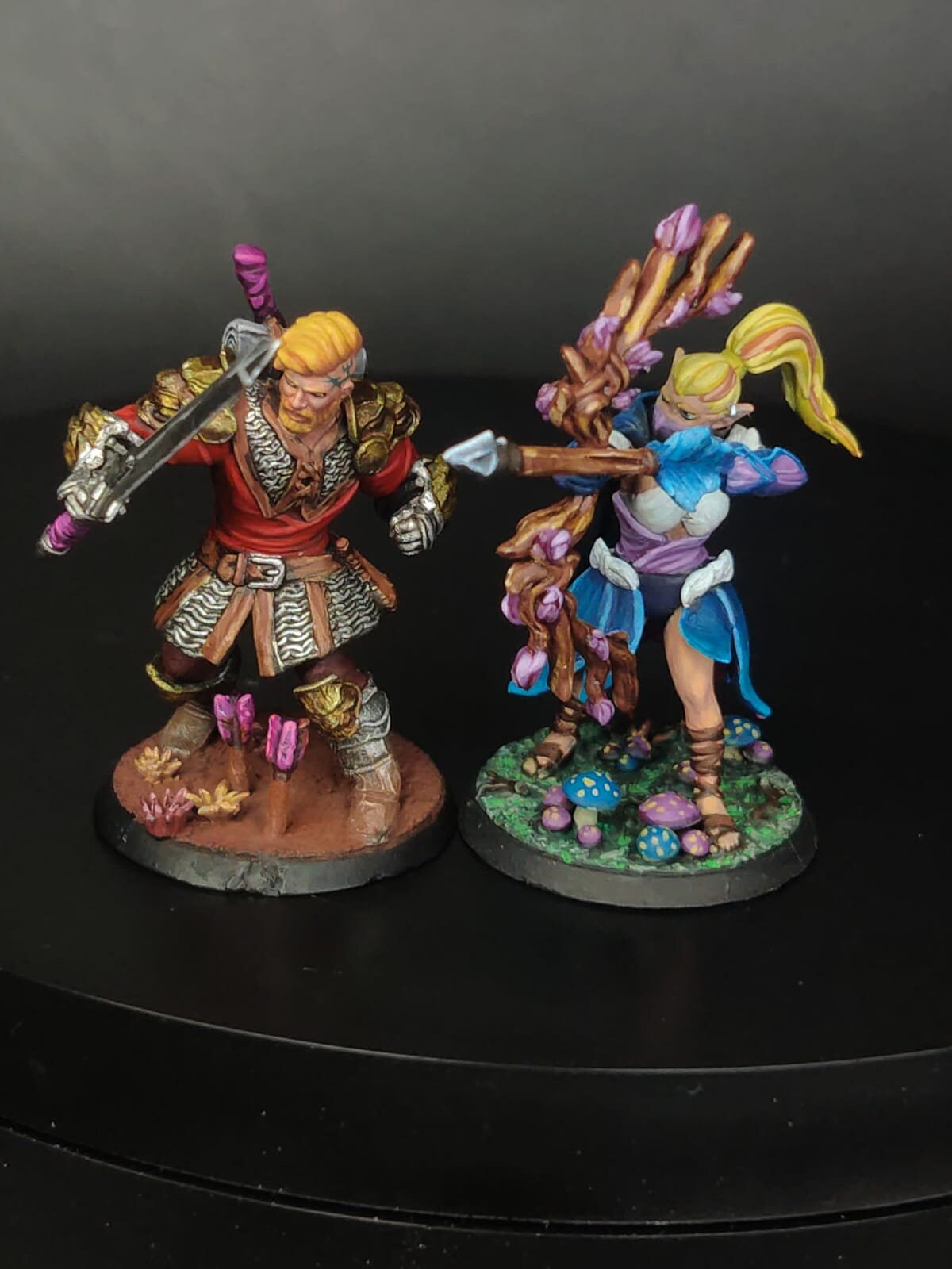 Hand Painted Heroforge DND or Pathfinder Model Half Elf - Etsy