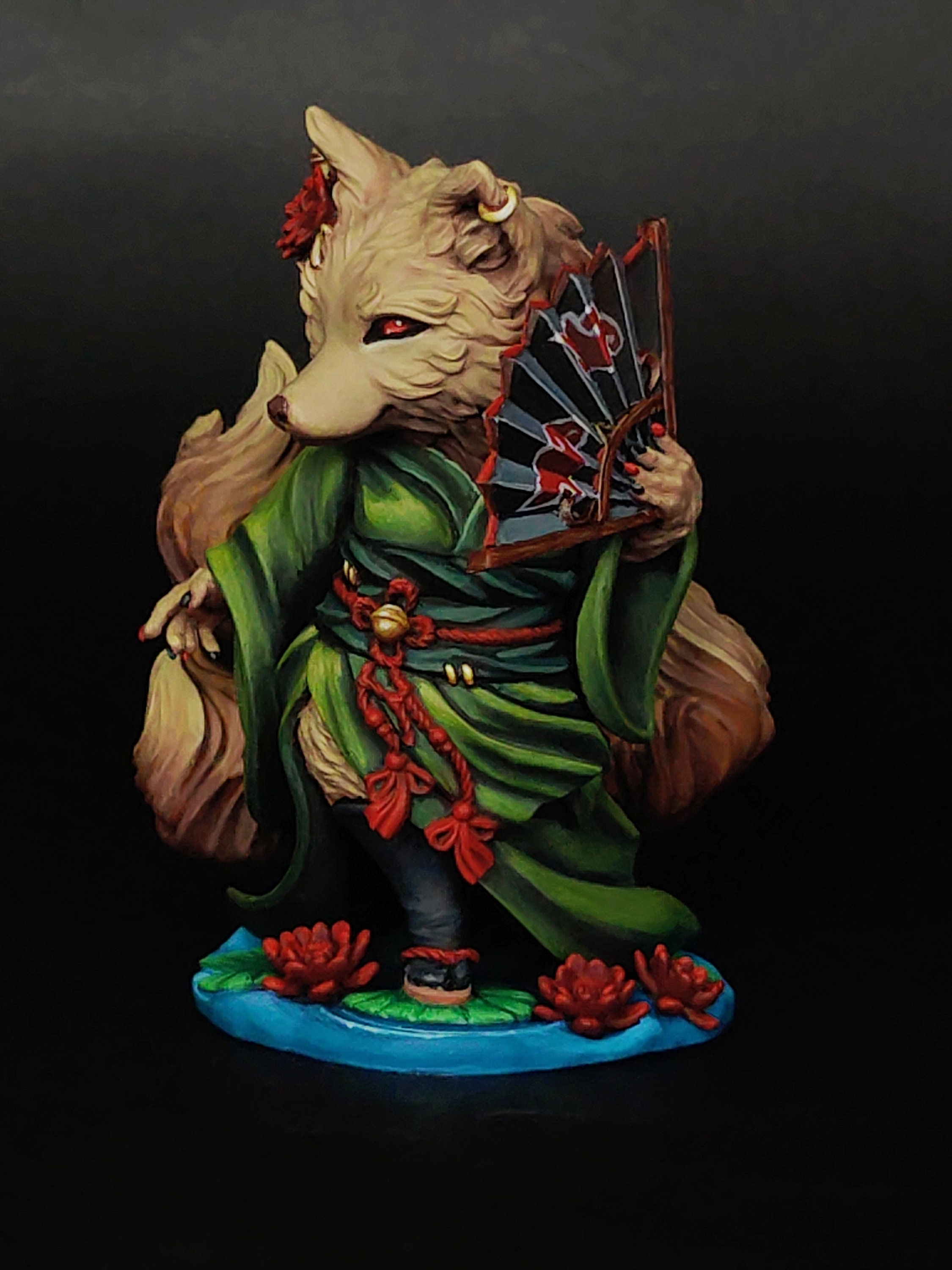 Blood Carrot Knights' Kitsune Magic Fox Figure From Japan - Etsy