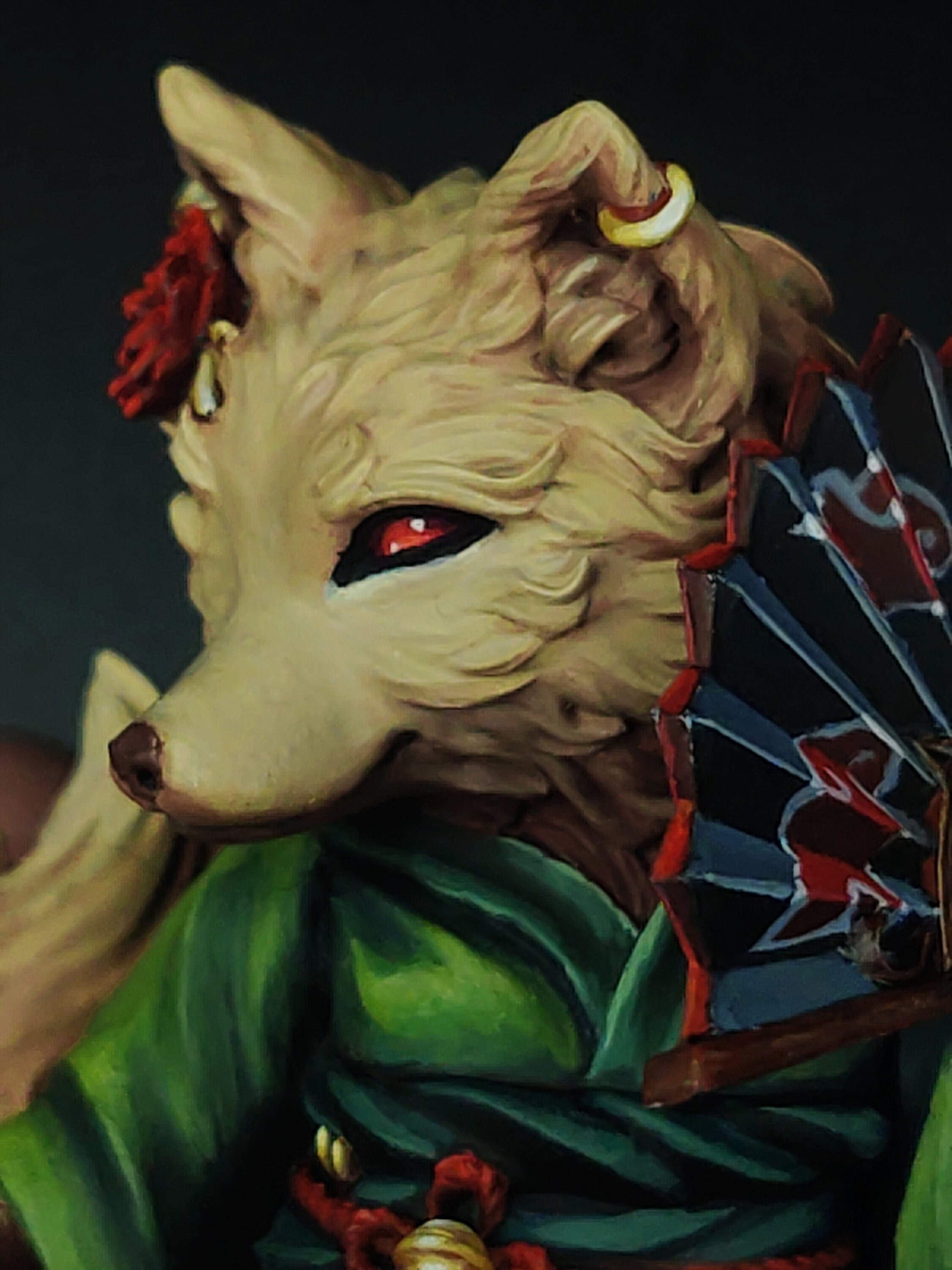 Blood Carrot Knights' Kitsune Magic Fox Figure From Japan - Etsy