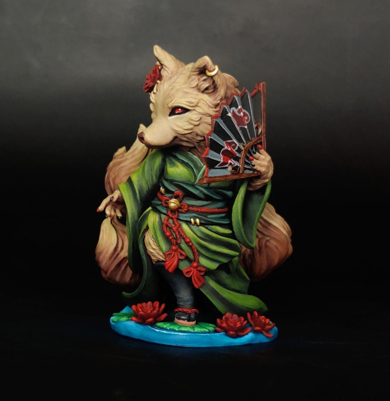 Blood Carrot Knights' Kitsune Magic Fox Figure From Japan - Etsy