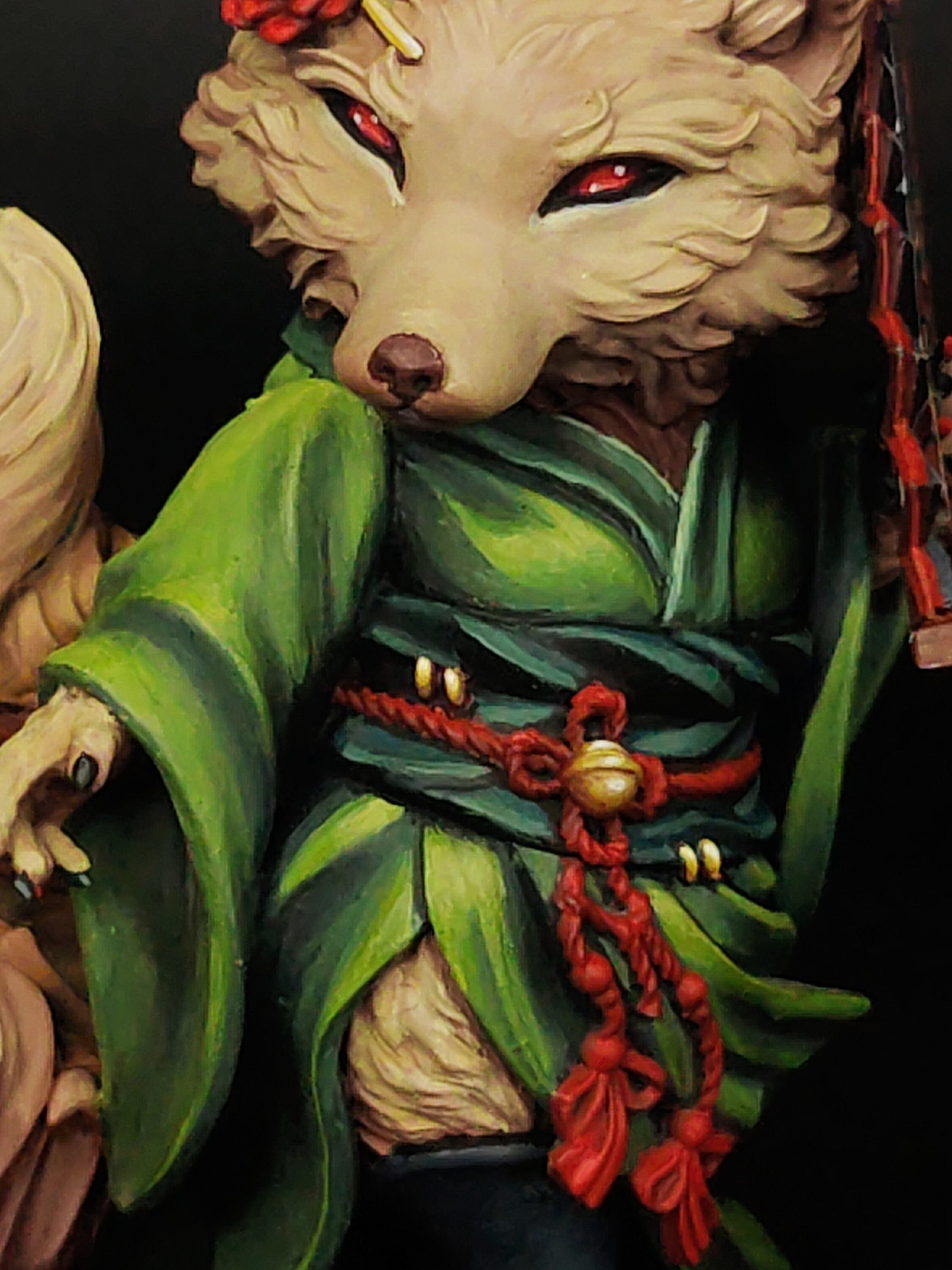 Blood Carrot Knights' Kitsune Magic Fox Figure From Japan - Etsy