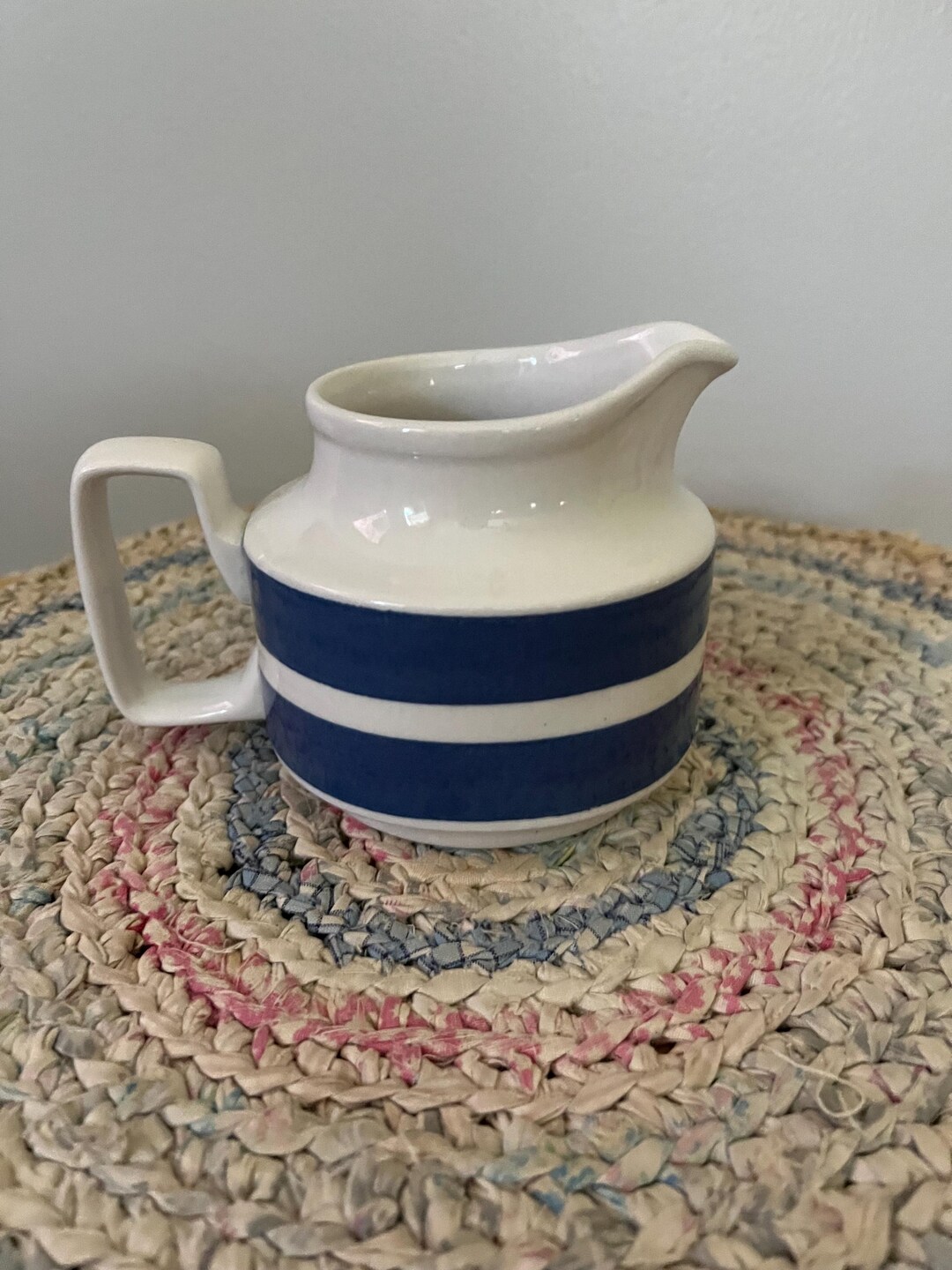 Vintage Cornishware Creamer Pitcher. Made in England - Etsy
