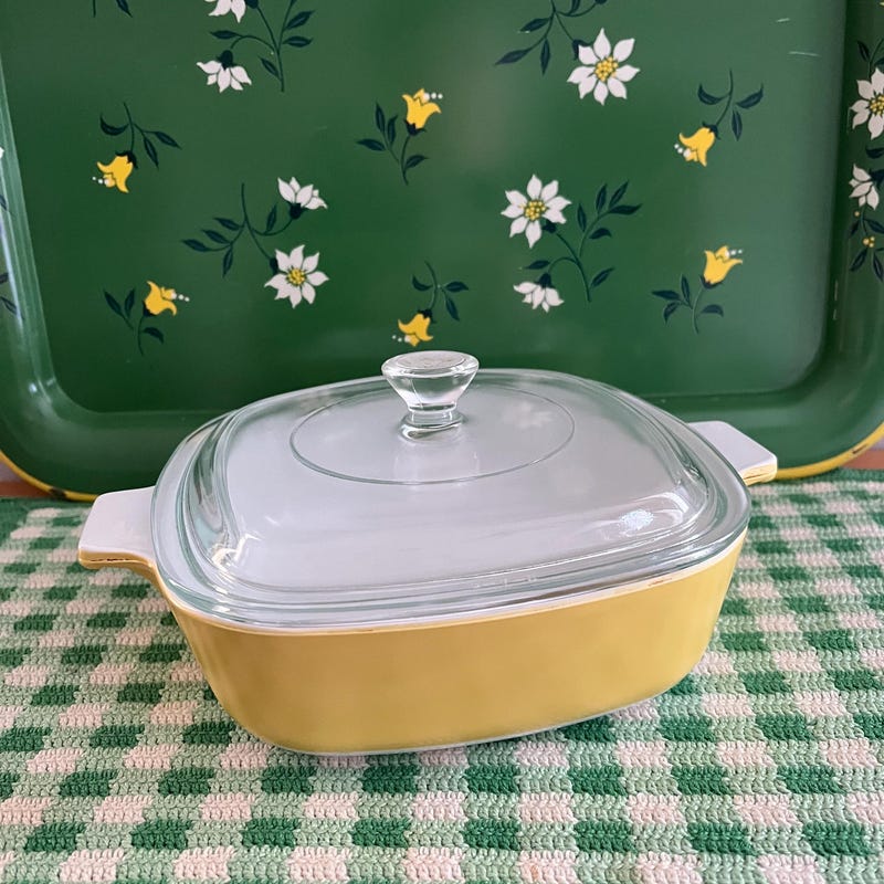 Yellow Corning Ware - Etsy