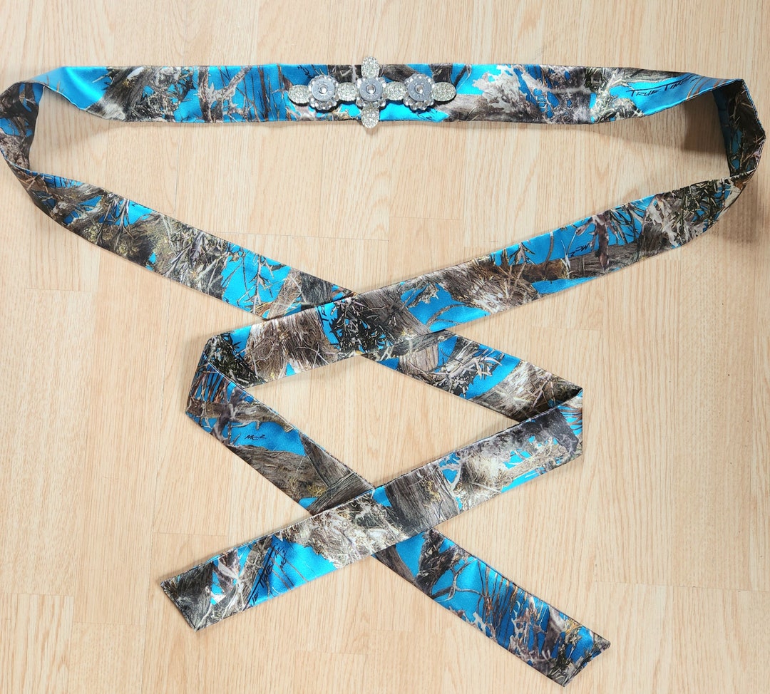 Blue Camo Dress Sash With Bling, Hunting Theme - Etsy