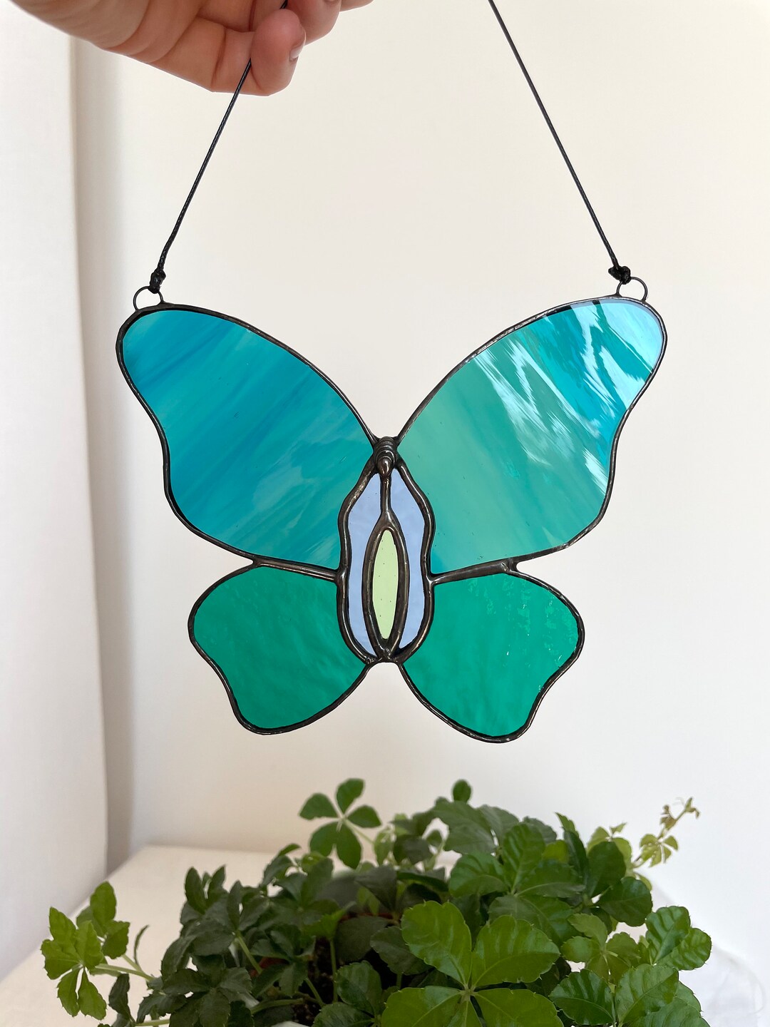 Stained Glass Butterfly Yoni,stained Glass Vagina,stained Glass ...