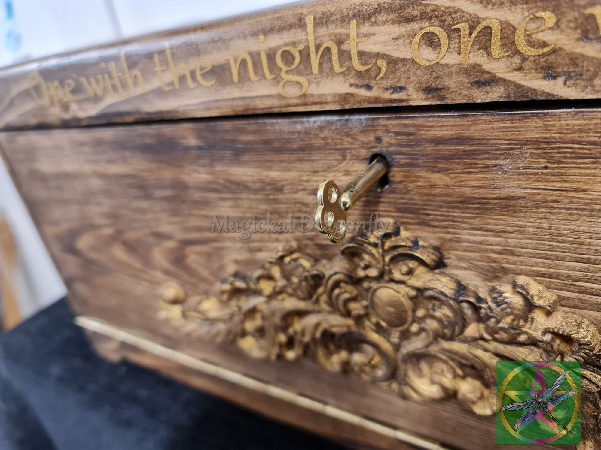 Wooden Trunk Witches Trunk Altar Table Witches Altar - Etsy UK