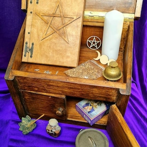 Altar Box With Lifting Sloping Top Storage and Cupboard. Solid Wood. - Etsy