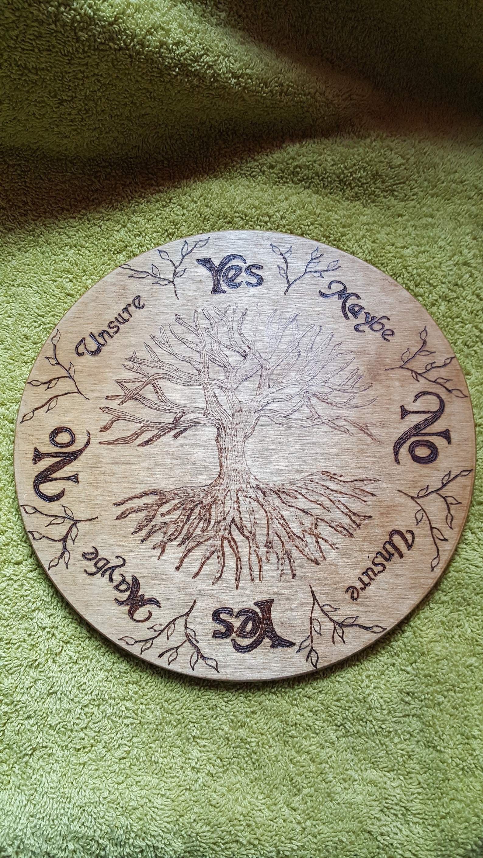 Pendulum Board Divination Tool With Free Pendulum - Etsy