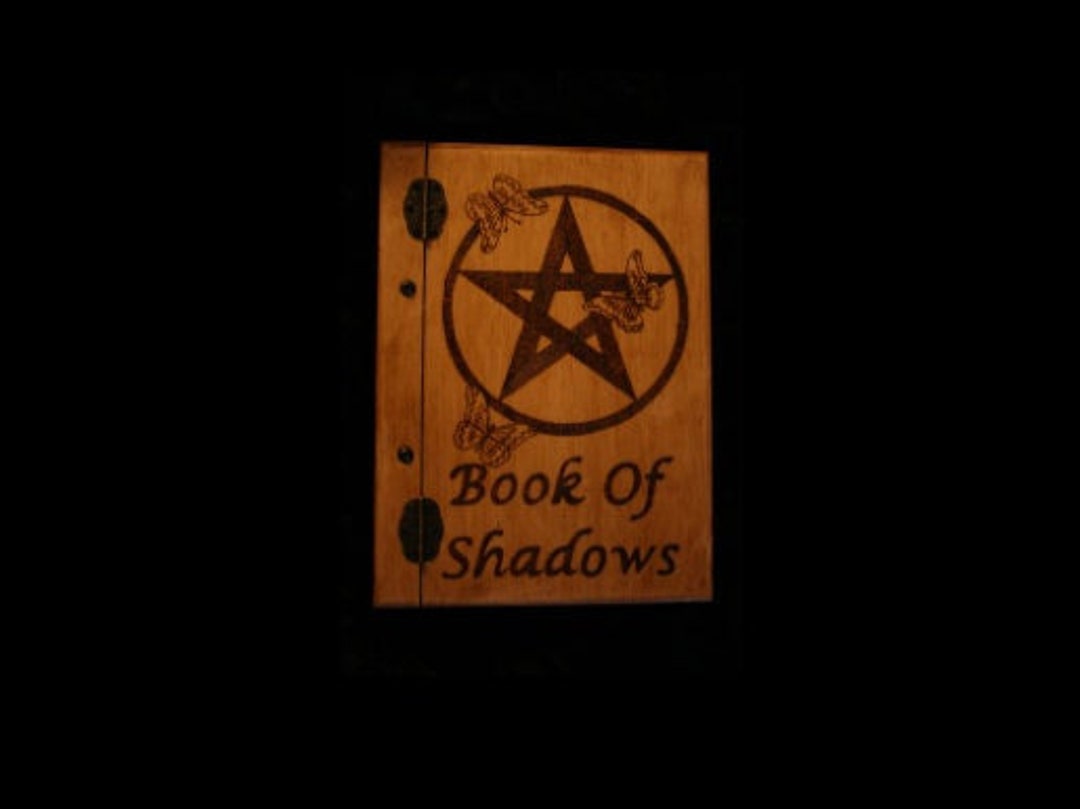 Book of Shadows Wooden Handmade With Approx 150 Sheets of - Etsy