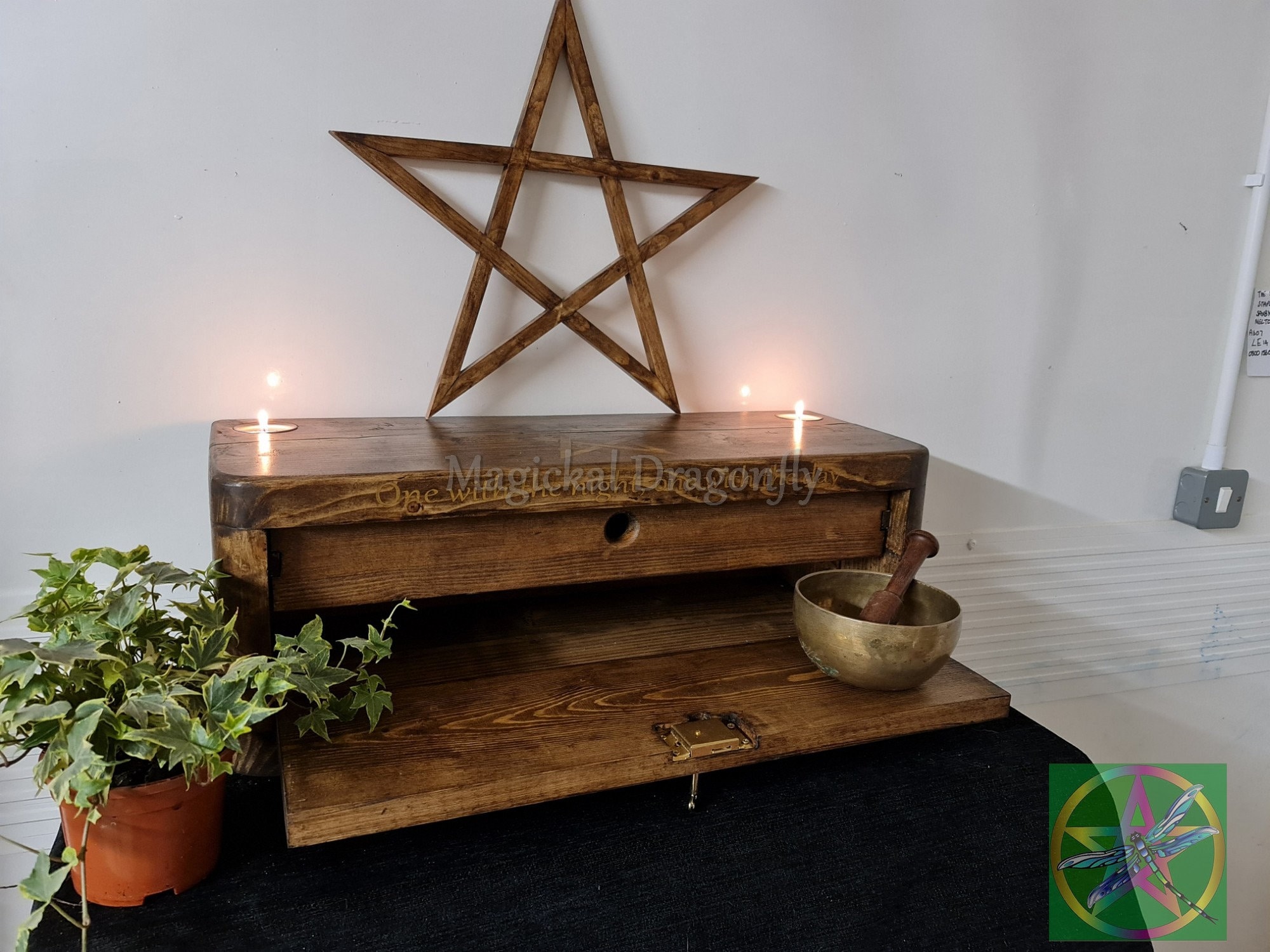Wooden Trunk Witches Trunk Altar Table Witches Altar - Etsy UK