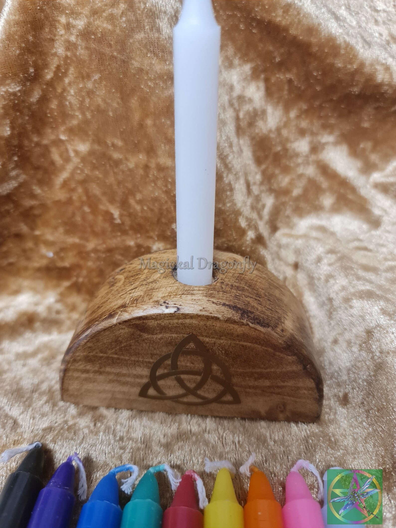 Spell Candle Holder for Witches and Spells - Etsy UK