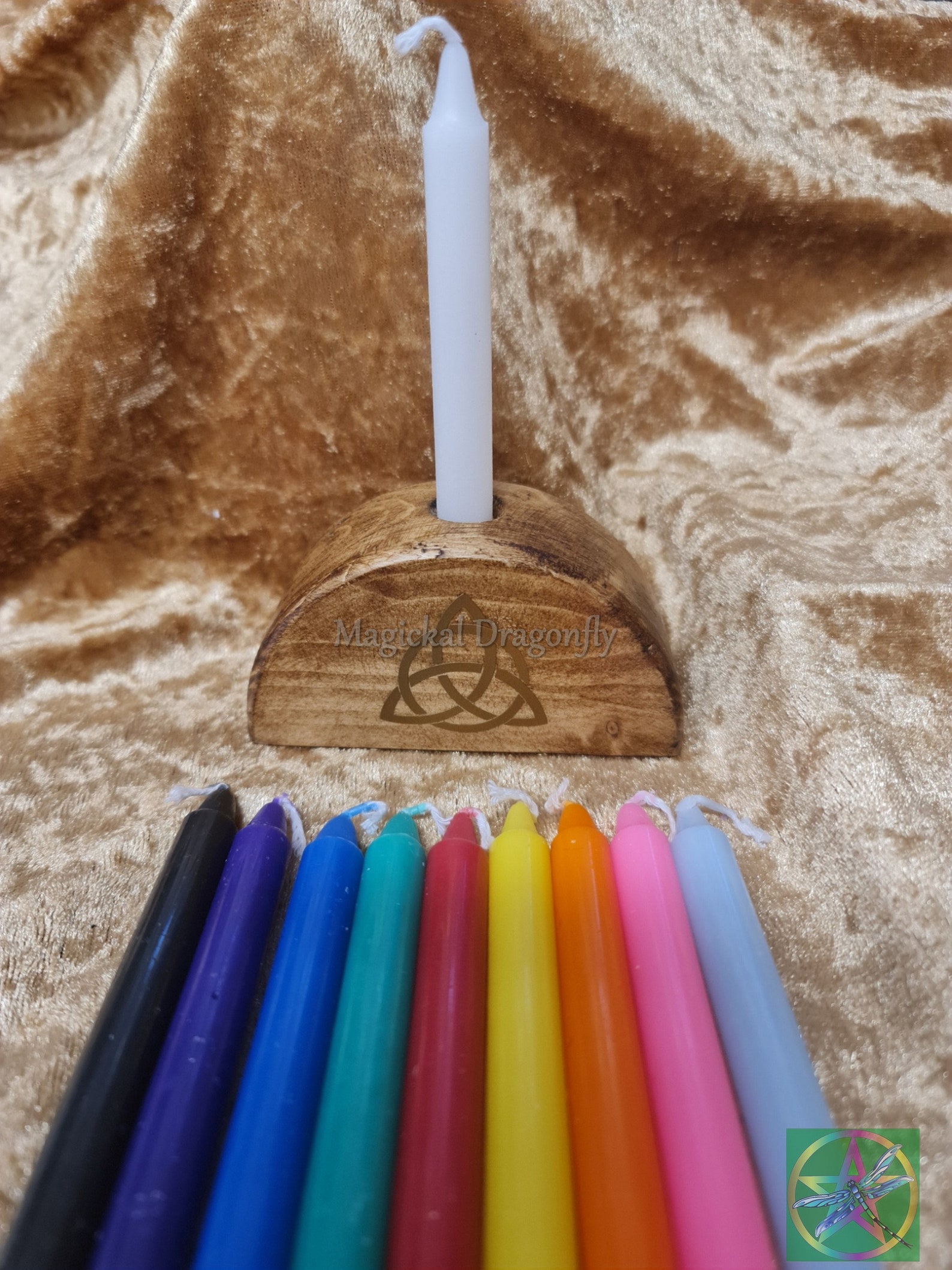 Spell Candle Holder for Witches and Spells - Etsy UK