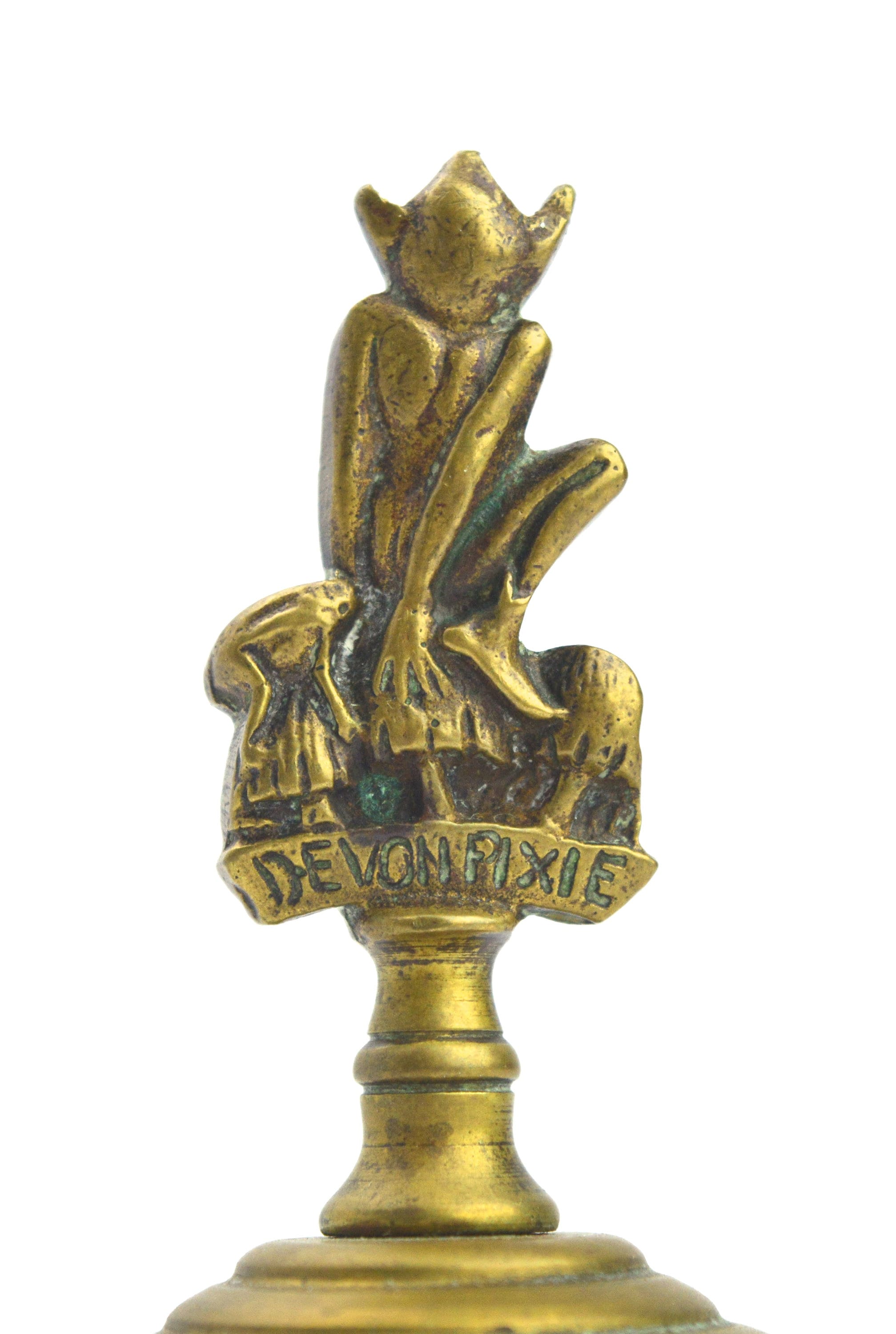 Brass Bell Devon Pixie Bell Devon Imp Bell Vintage Brass Bell Vintage ...