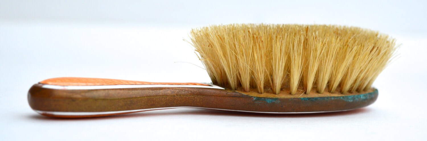 1920s Art Deco Orange Vanity Brush Vintage Dressing Table - Etsy UK