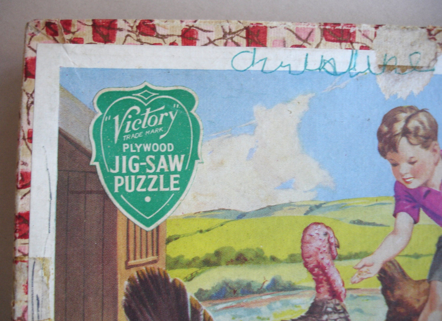 1930s Childrens Victory Jigsaw Puzzle Plywood Vintage Toy Vintage Game ...