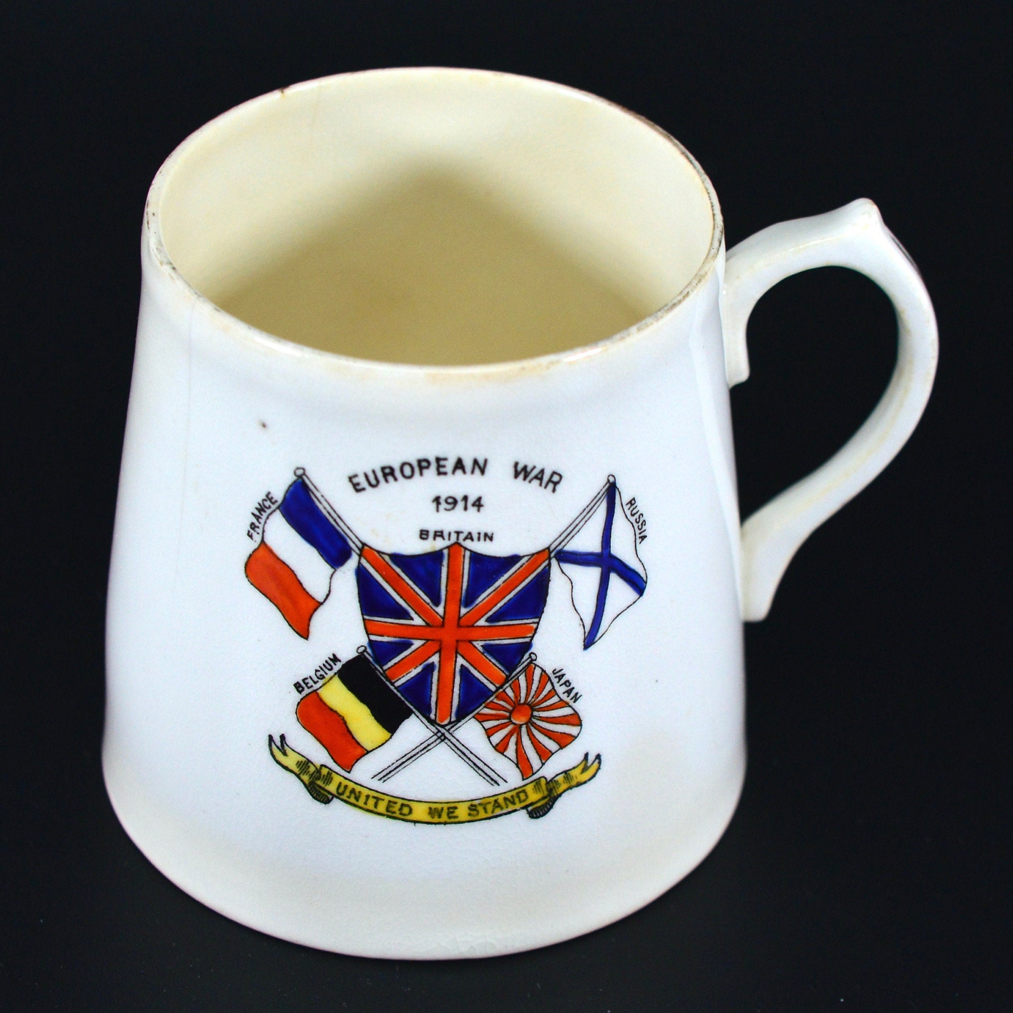1914 European War Mug United Flags Royal Albert Crown China - Etsy UK