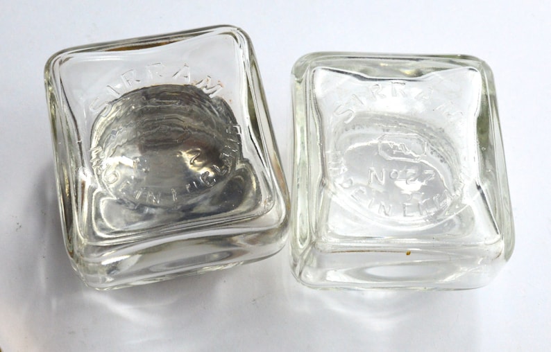 Vintage Sirram Vanity Box Toiletry Storage 3 Perfume Bottles & Makeup ...