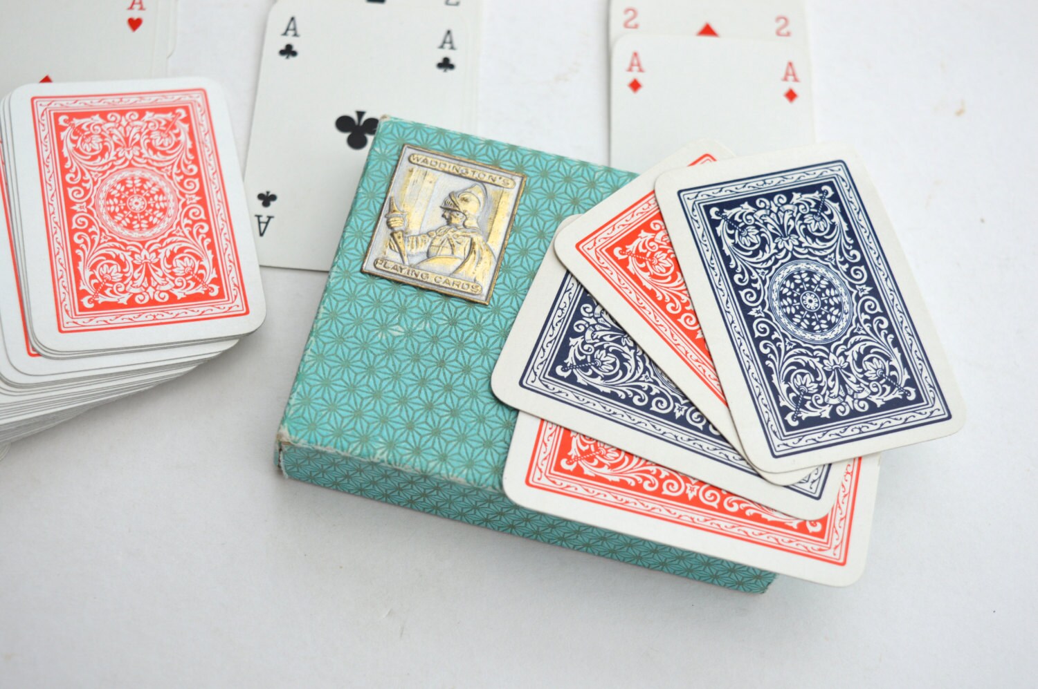 Waddingtons Mini Playing Card Set Vintage Playing Cards Card - Etsy