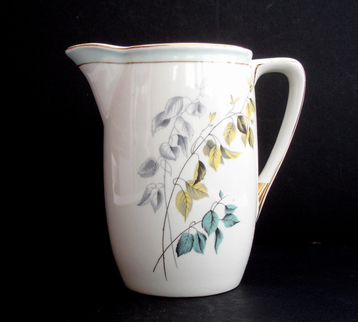 1960s Myott China Lyke Ware Vintage Jug Vintage Water Pitcher Vintage ...