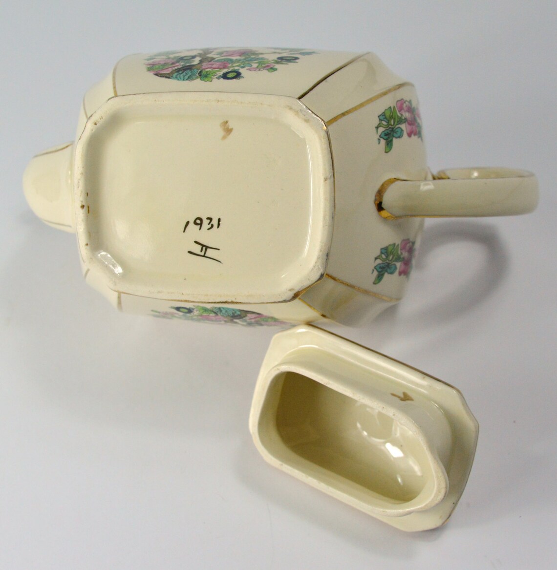 Vintage Tea Pot Vintage Cream Tea Pot Vintage Ceramic Tea Pot - Etsy