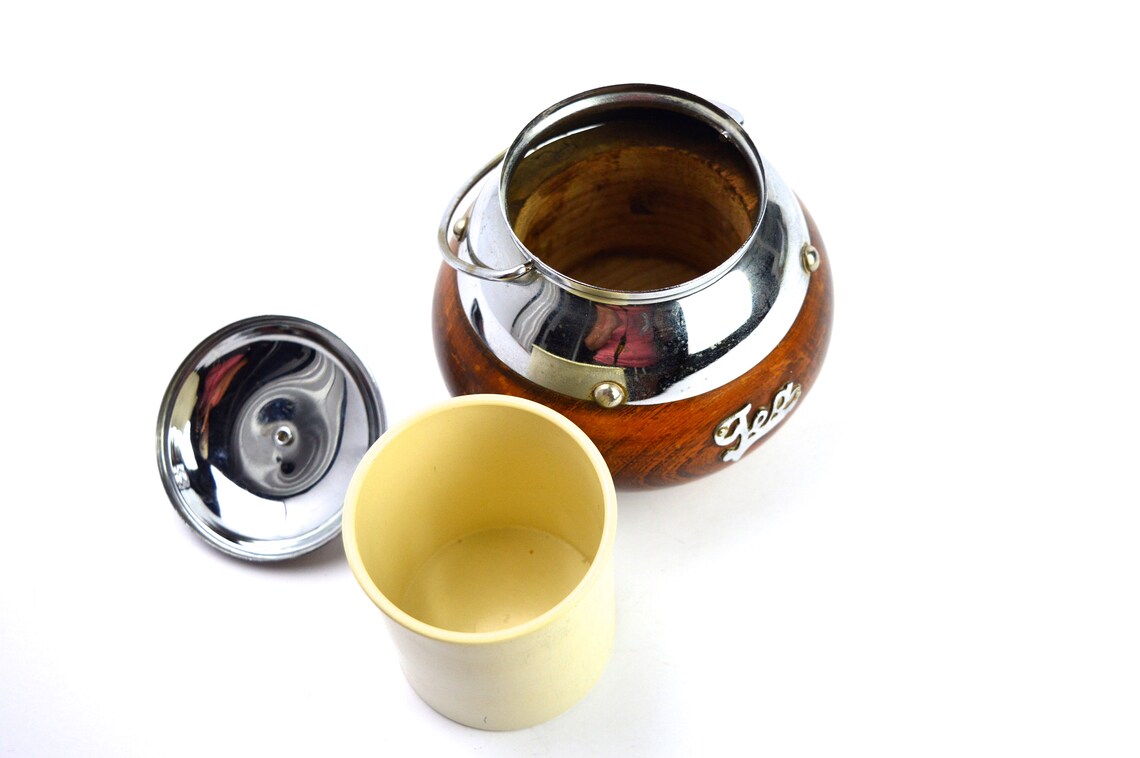 1960s Vintage Retro Tea Caddy Storage Jar Vintage Kitchenware | Etsy UK