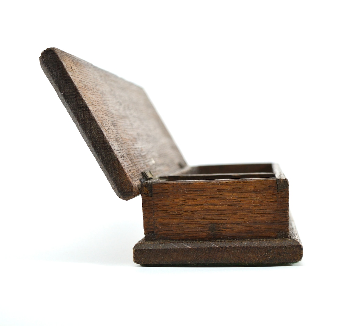 Vintage Wooden Box Vintage Playing Card Box - Etsy