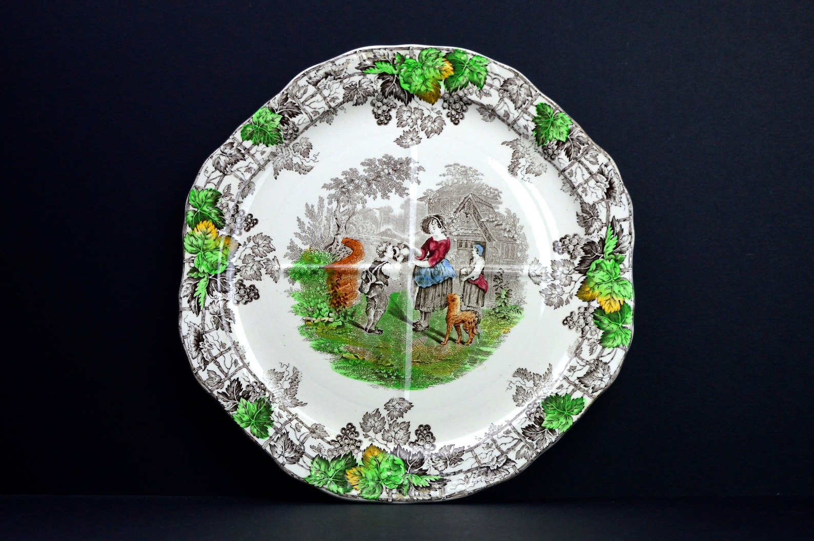 1930s Spode Byron Series No 2 Copeland Spode Sandwich Plate Vintage ...