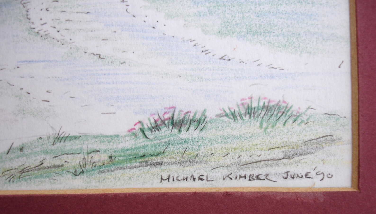 1990 Michael Kimber Vintage Pastel Stepper Point Trevose Head - Etsy