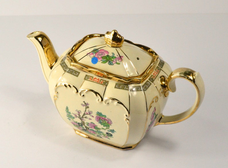 Vintage Tea Pot Vintage Cream Tea Pot Vintage Ceramic Tea Pot Vintage ...