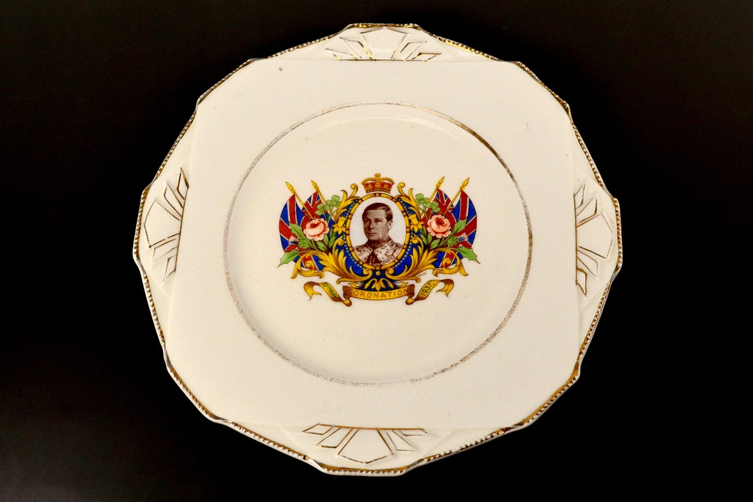 Edward VIII Coronation Plate Commemorative Plate James Kent - Etsy