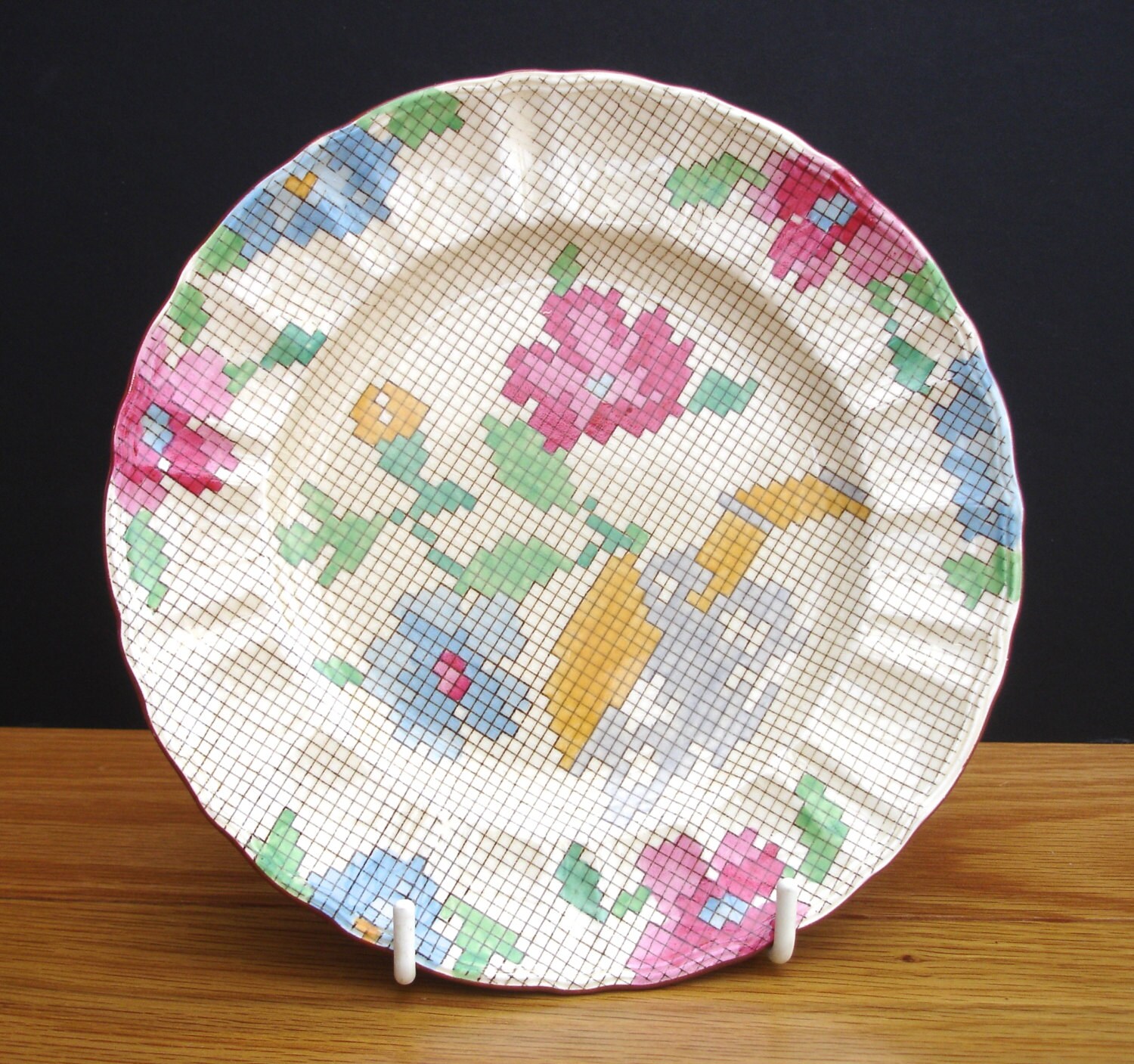 1930s Masons Ironstone Sampler Pattern Royal York Vintage Plate ...