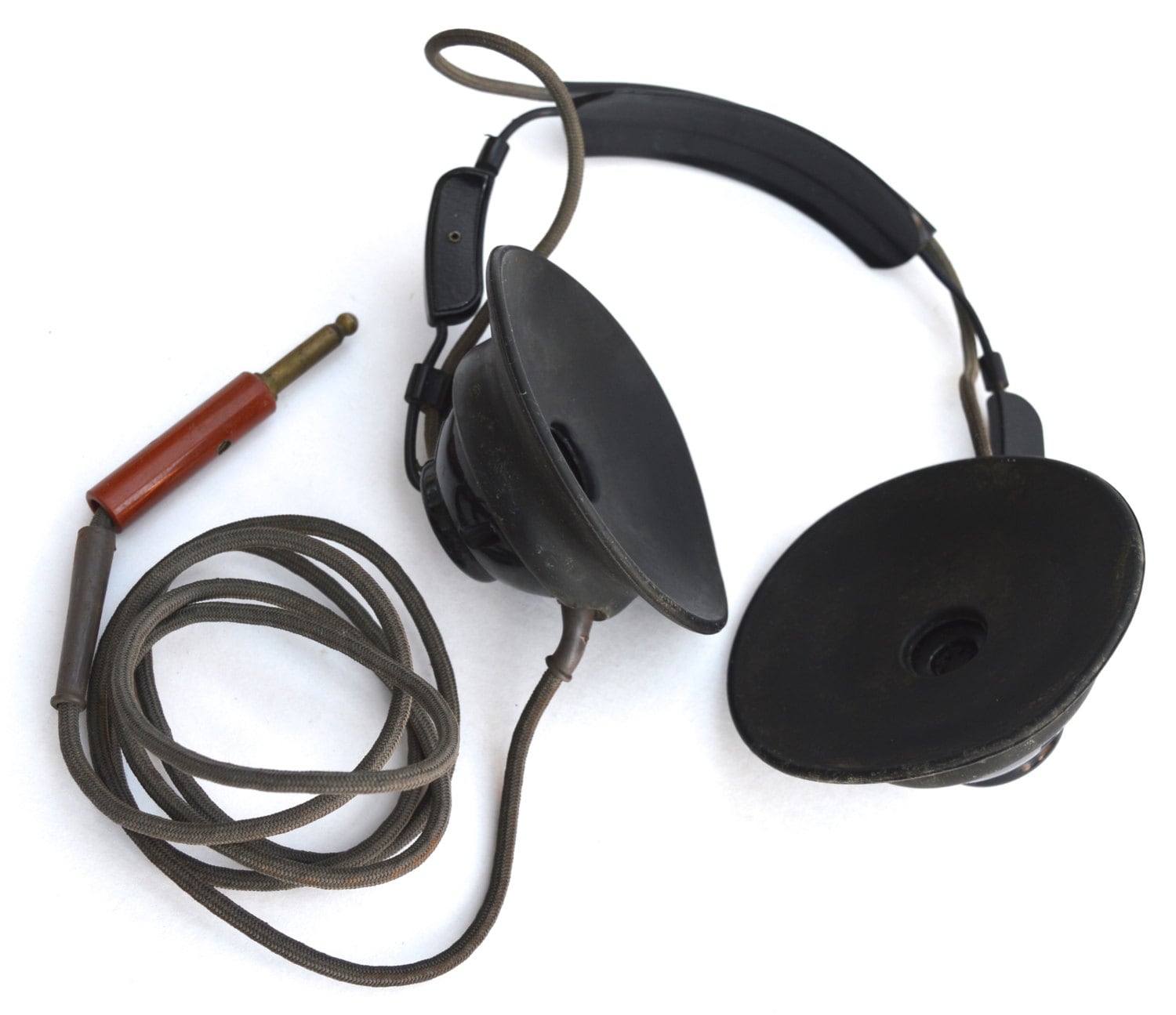 YA6401 Tele Attchment Headgear Double No1 MKV World War II Vintage ...