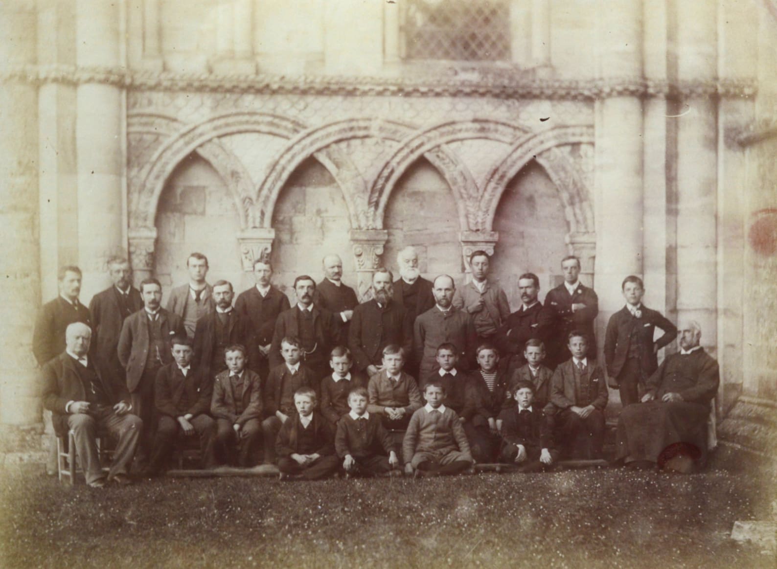 Victorian School Photo Vintage Class Photo Alfred Mallett Photographer ...
