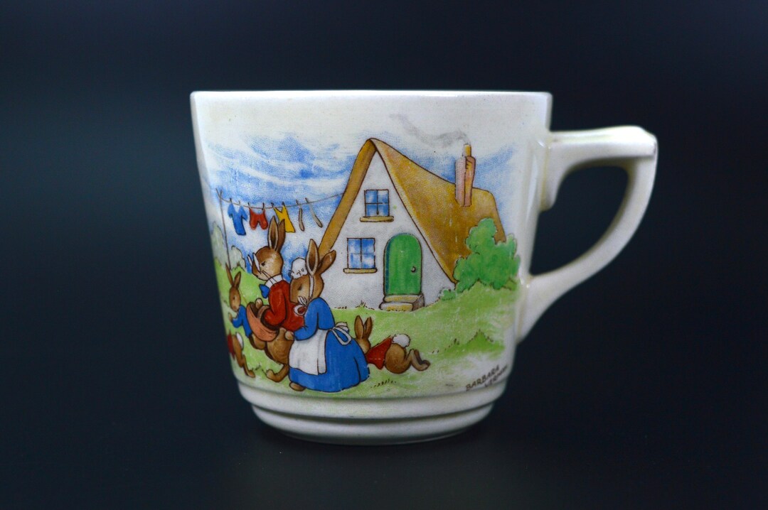1990s Vintage Wedgwood Peter Rabbit Beatrix Potter Cup Mug English Fine ...