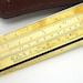 Vintage AW Faber Castell 1/87 12 Inch Slide Rule Leather Carry Case ...