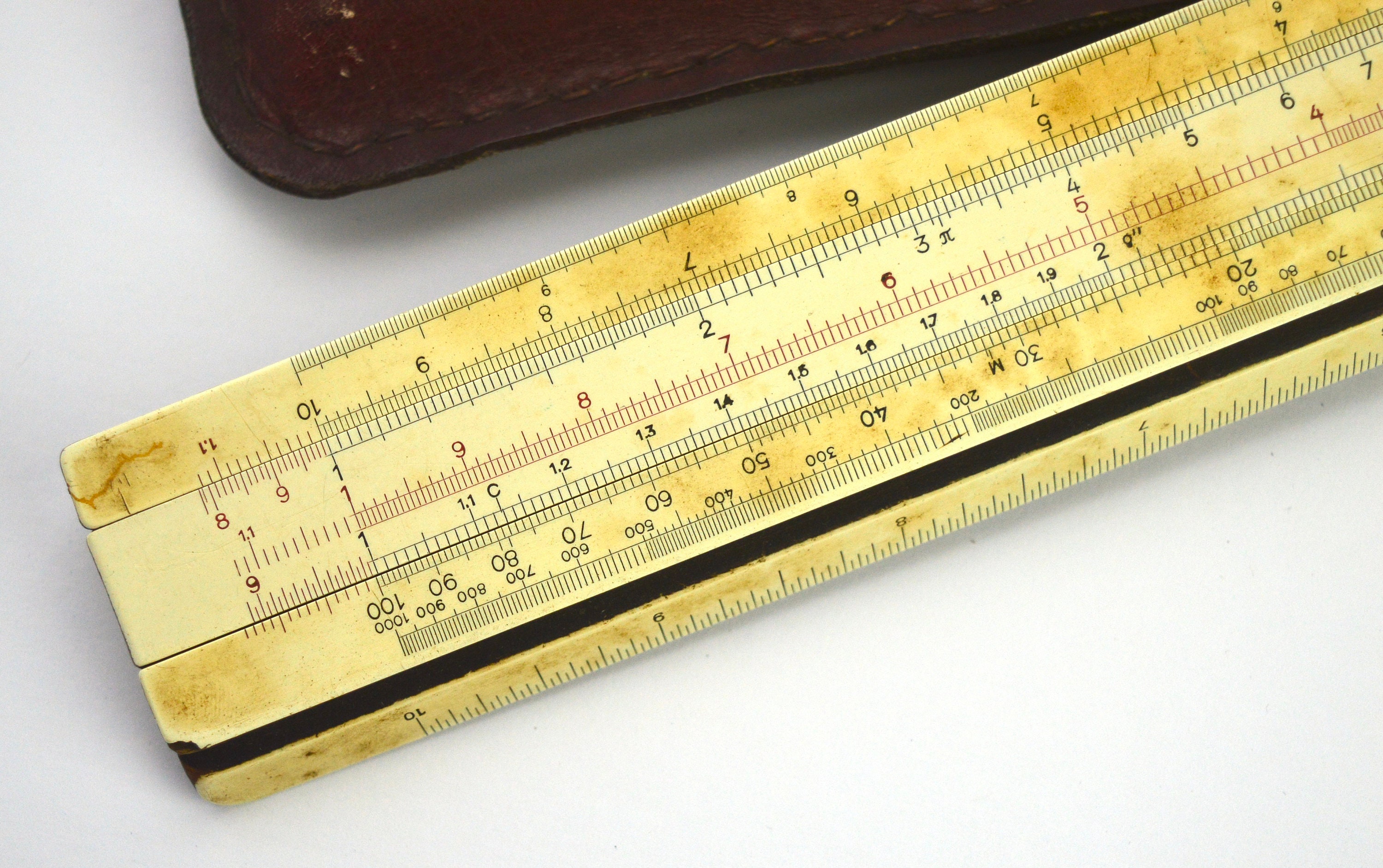 Vintage AW Faber Castell 1/87 12 Inch Slide Rule Leather Carry - Etsy UK