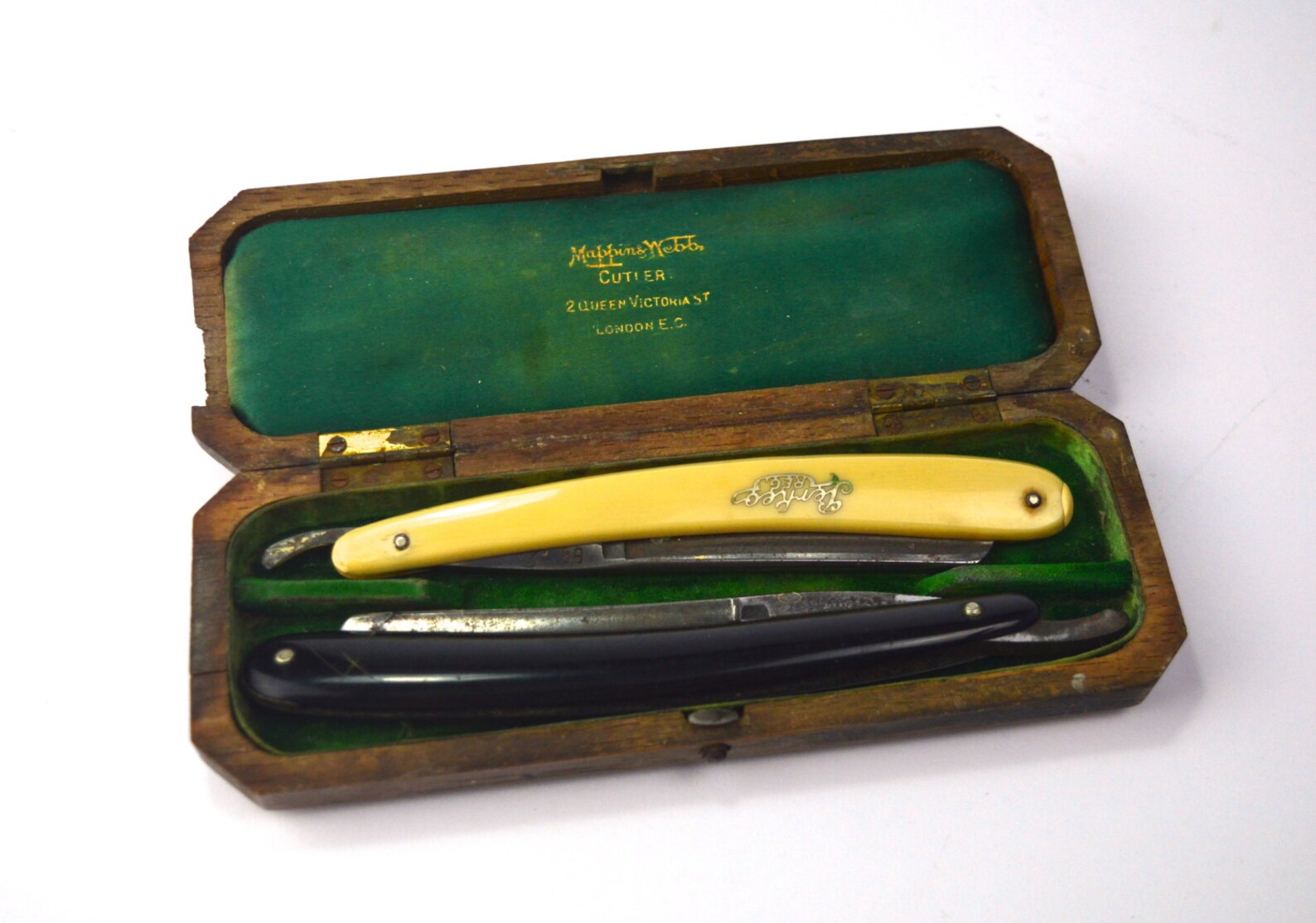 Victorian Razors Solingen Mappin & Webb Hamburg Vintage Hollow Ground ...