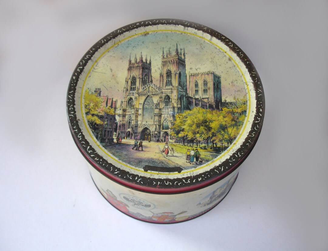 1950s York Minster Souvenir Tin Vintage Confectionery Tin Vintage Sweet ...