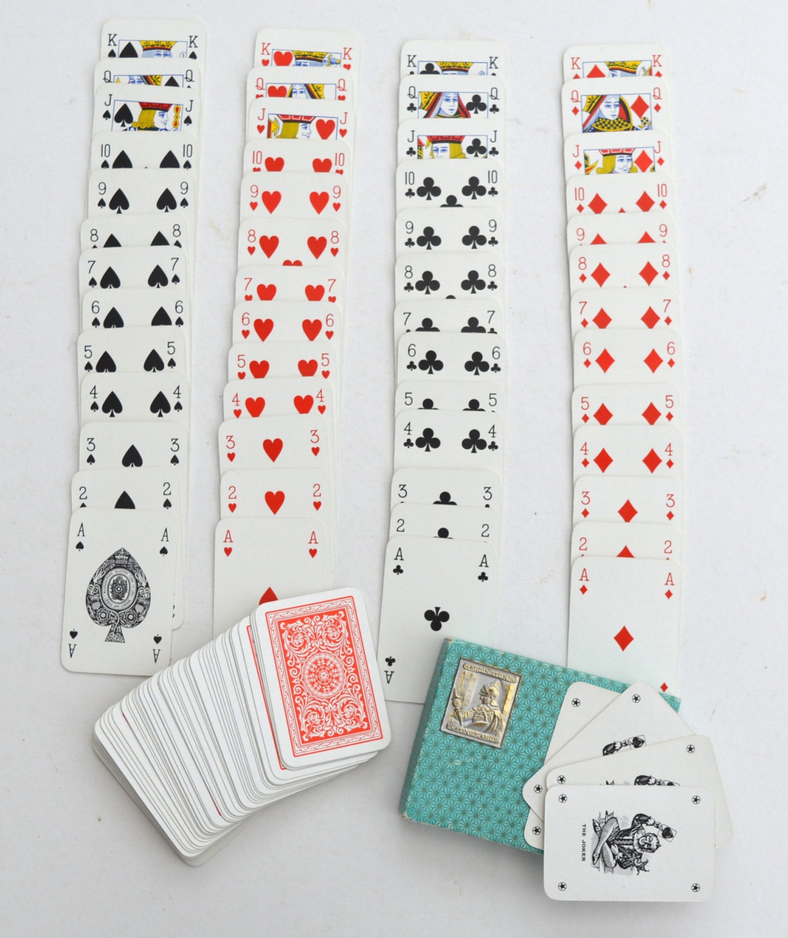 Waddingtons Mini Playing Card Set Vintage Playing Cards Card - Etsy
