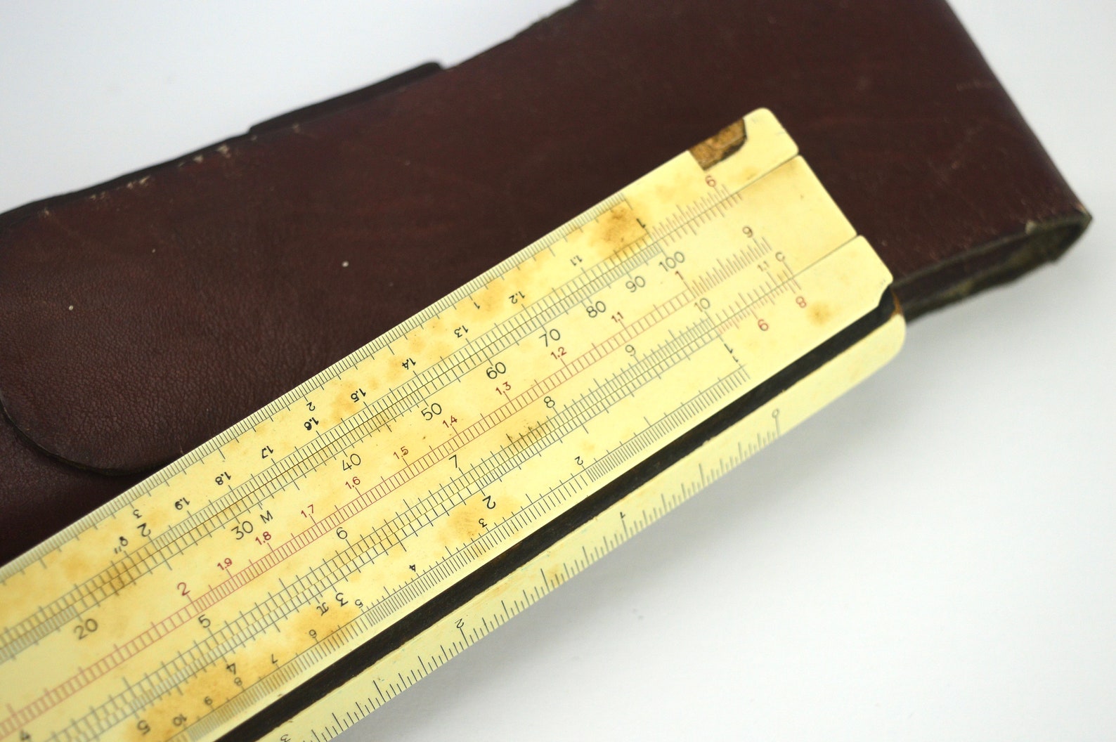 Vintage AW Faber Castell 1/87 12 Inch Slide Rule Leather Carry - Etsy UK