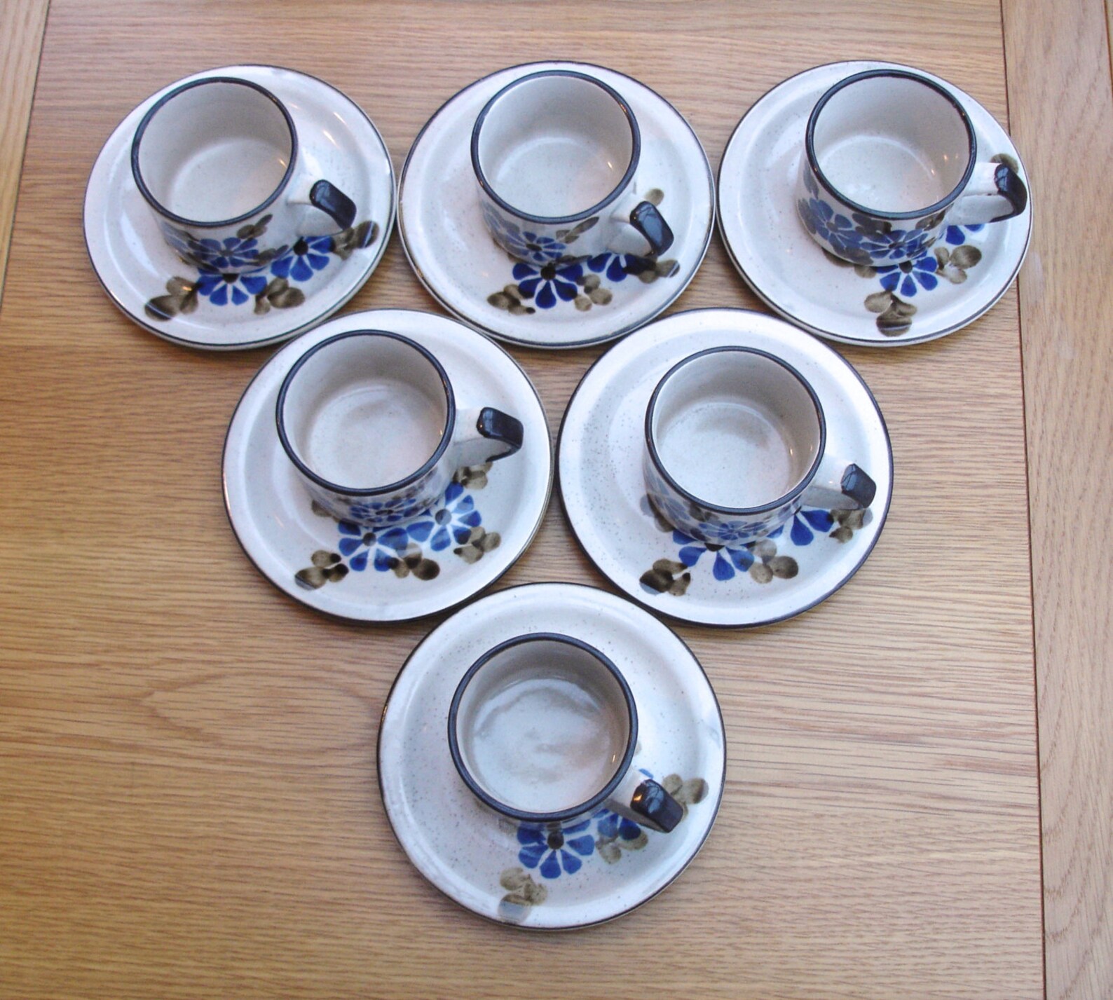 Vintage Coffee Set Retro Coffee Cups and Saucers | Etsy