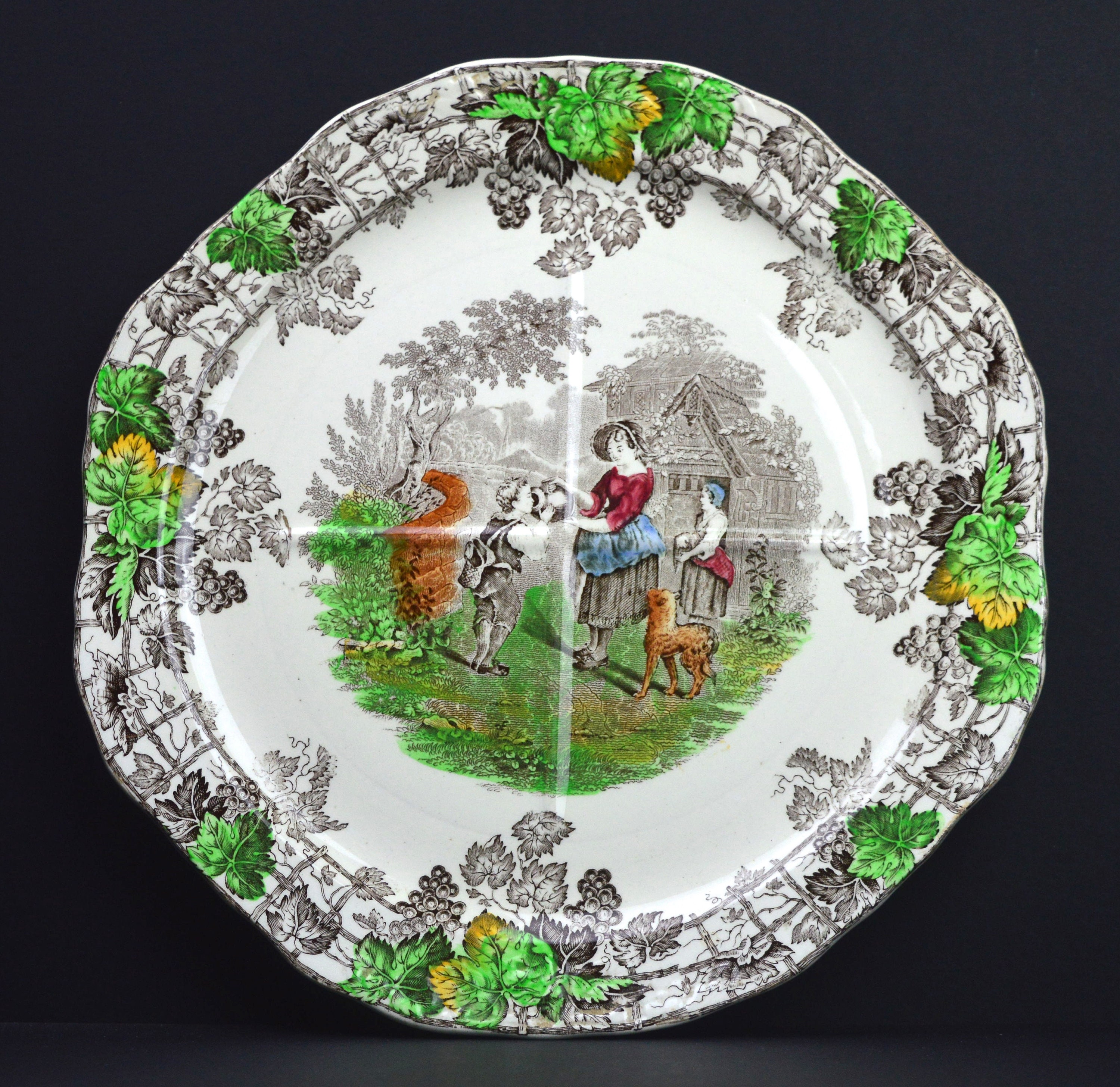 1930s Spode Byron Series No 2 Copeland Spode Sandwich Plate Vintage ...