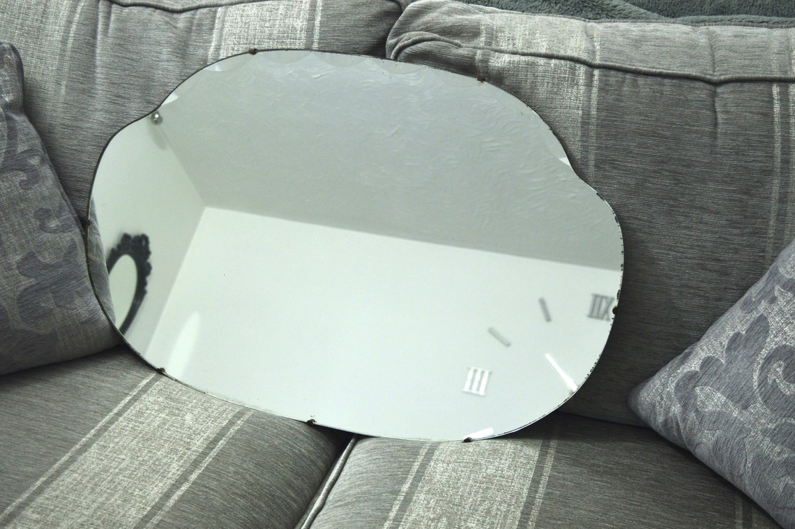 Mirror Art Deco Style Mirror Cloud Shaped Mirror Beveled - Etsy Canada