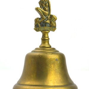 Brass Bell Devon Pixie Bell Devon Imp Bell Vintage Brass Bell Vintage ...