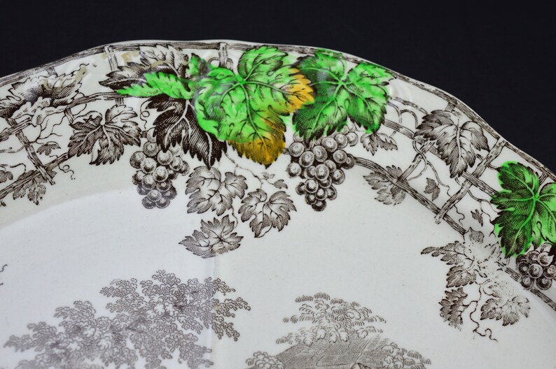 1930s Spode Byron Series No 2 Copeland Spode Sandwich Plate Vintage ...