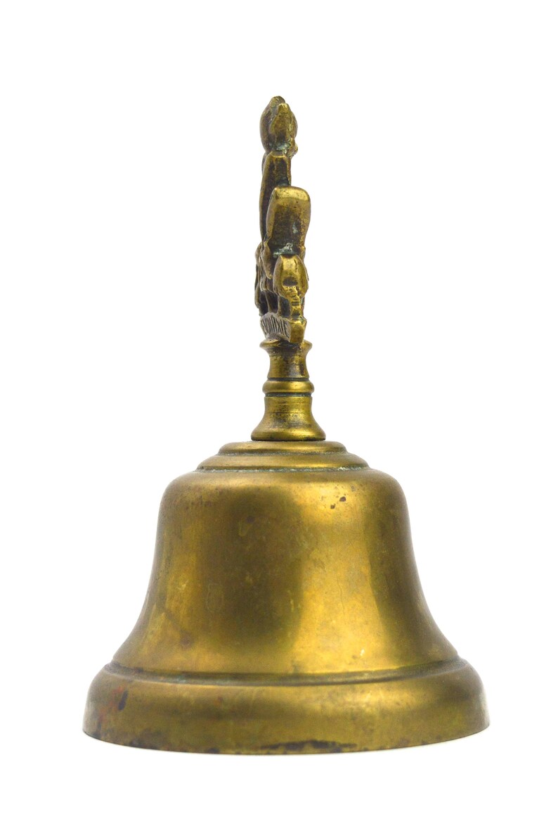 Brass Bell Devon Pixie Bell Devon Imp Bell Vintage Brass Bell Vintage ...
