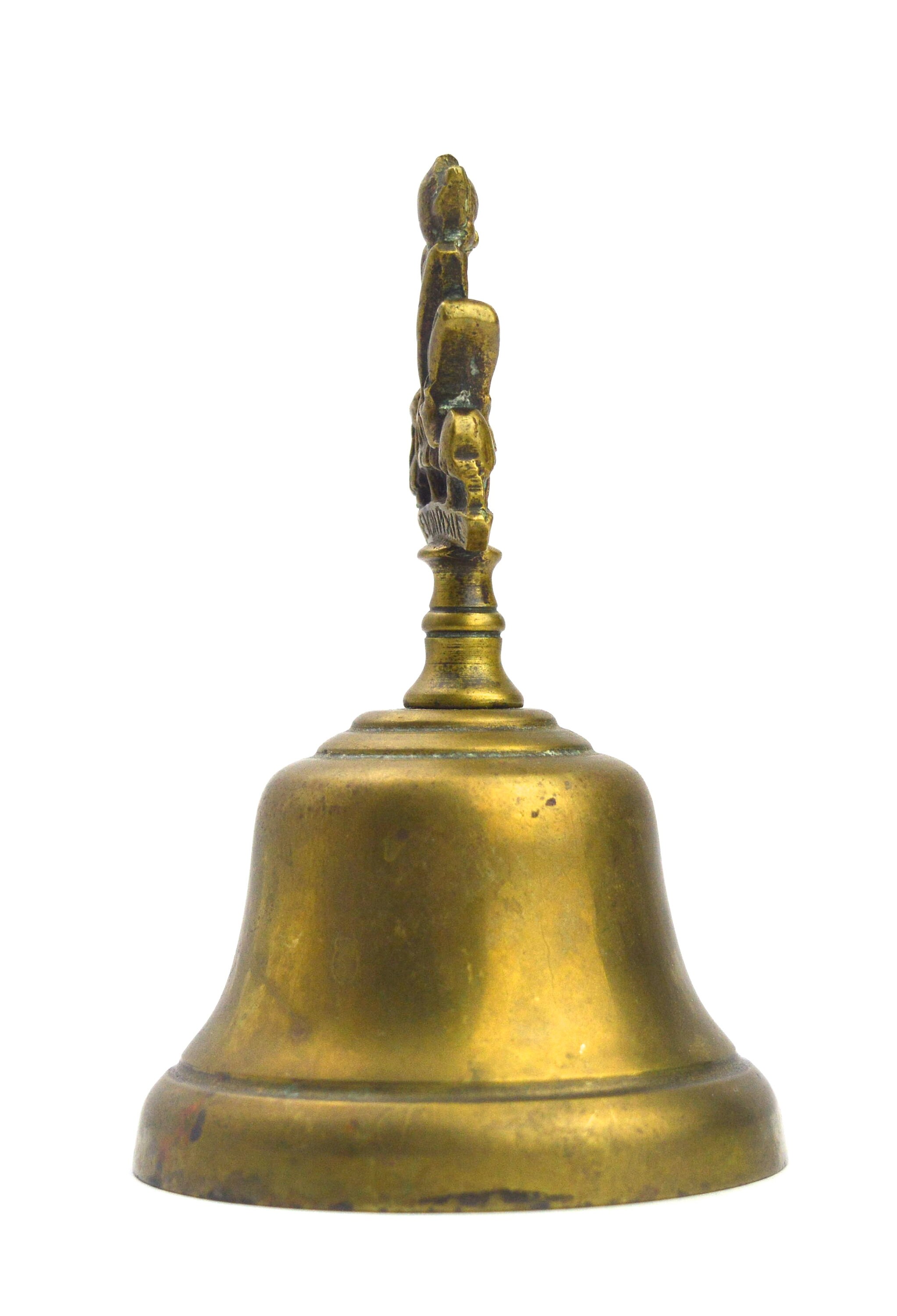 Brass Bell Devon Pixie Bell Devon Imp Bell Vintage Brass Bell Vintage Metalware Dinner Bell ...