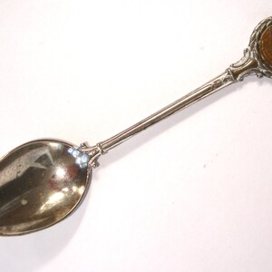 Teaspoon 1935 Vintage Teaspoon Spoon Coin George V Queen Mary Silver ...
