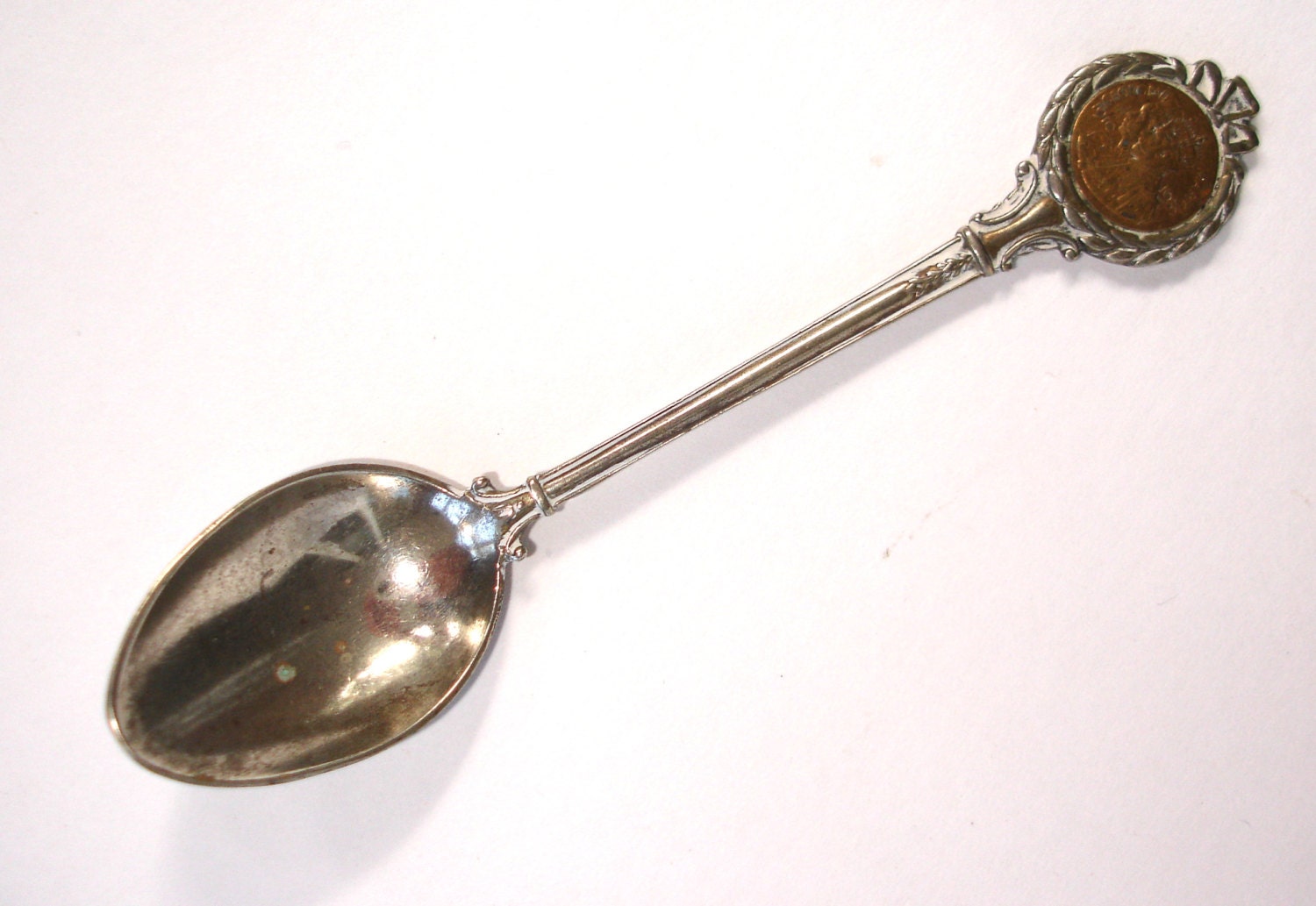 Teaspoon 1935 Vintage Teaspoon Spoon Coin George V Queen Mary | Etsy