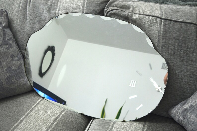 Mirror Art Deco Style Mirror Cloud Shaped Mirror Beveled - Etsy Canada